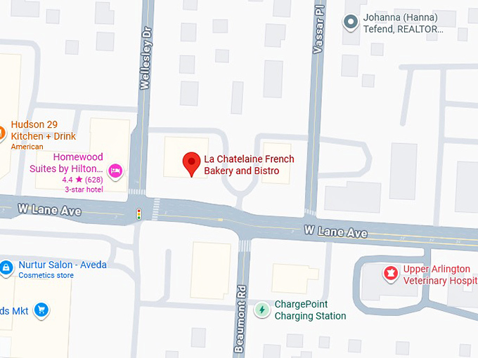 16. la chatelaine french bakery and bistro map