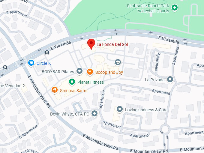 16. la fonda del sol map