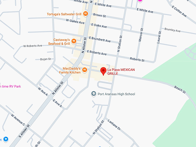 16. la playa mexican grille map