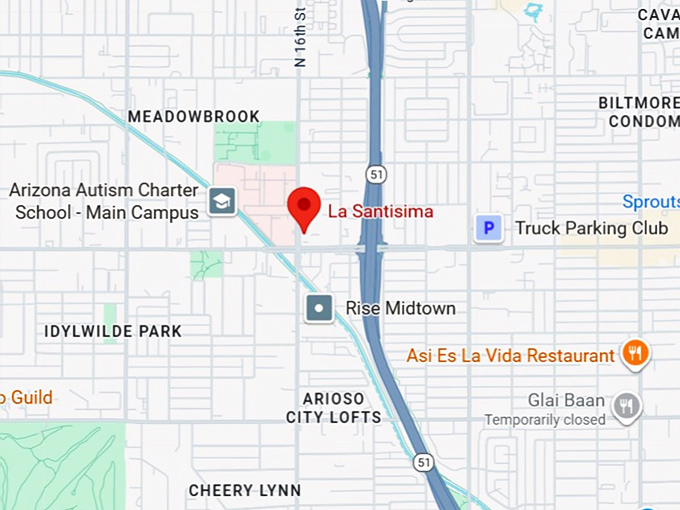 16. la santisima (phoenix) map