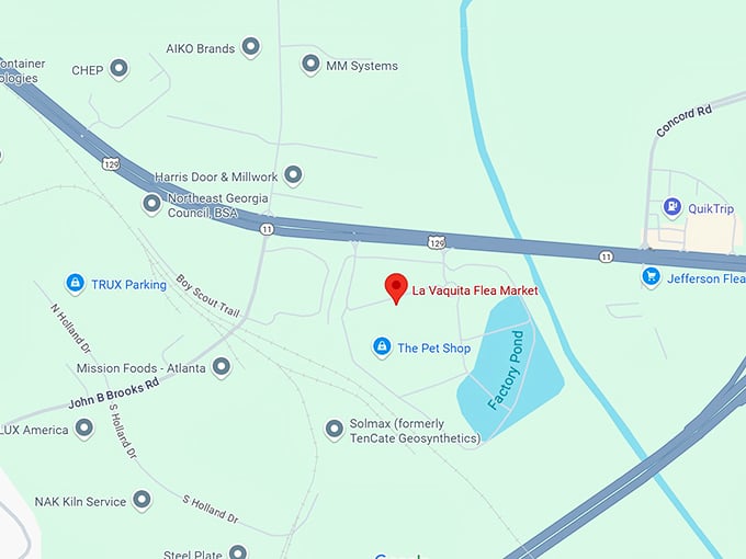 16. la vaquita flea market map