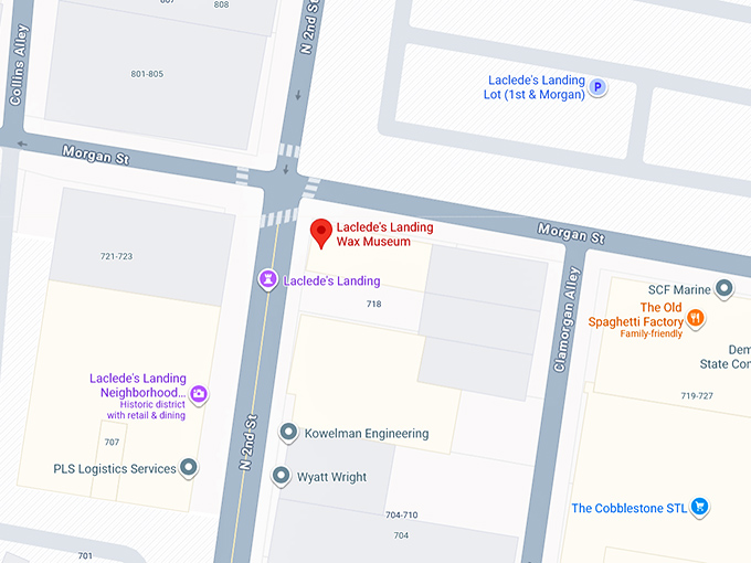 16. laclede's landing wax museum map