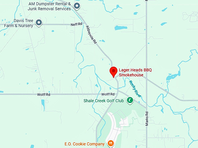 16. lager heads bbq smokehouse map