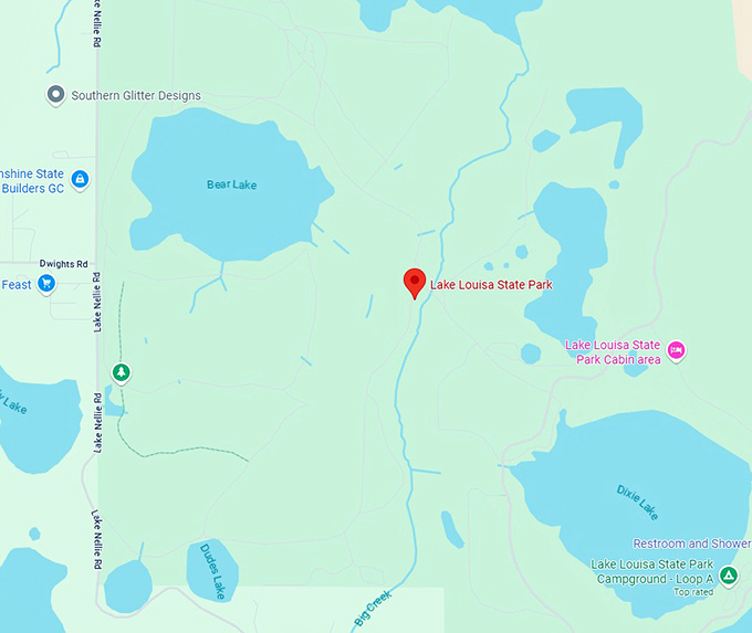 16. lake louisa state park map