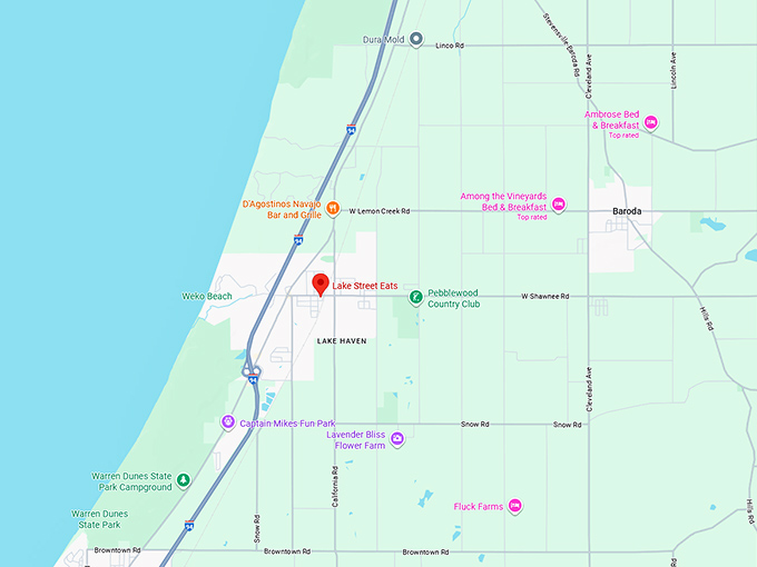 16. lake street eats map