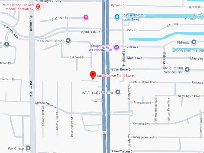 16. last chance thrift store map