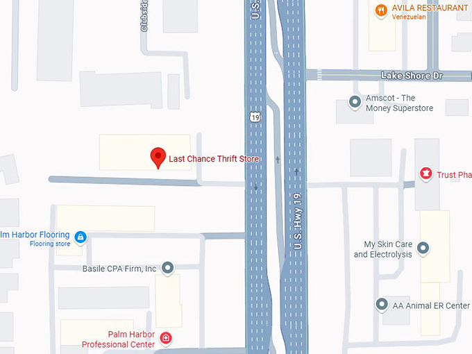 16. last chance thrift store map