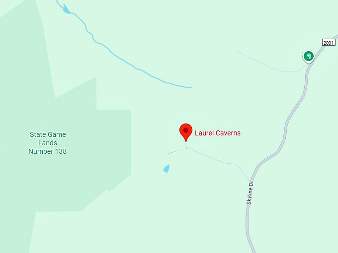 16. laurel caverns map