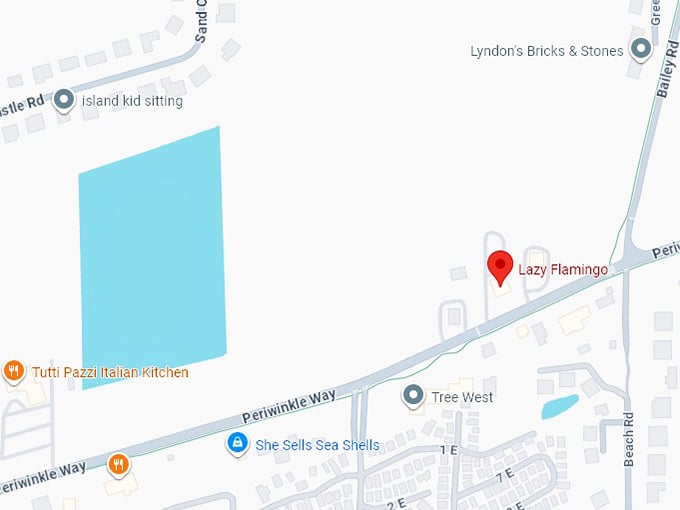 16. lazy flamingo map