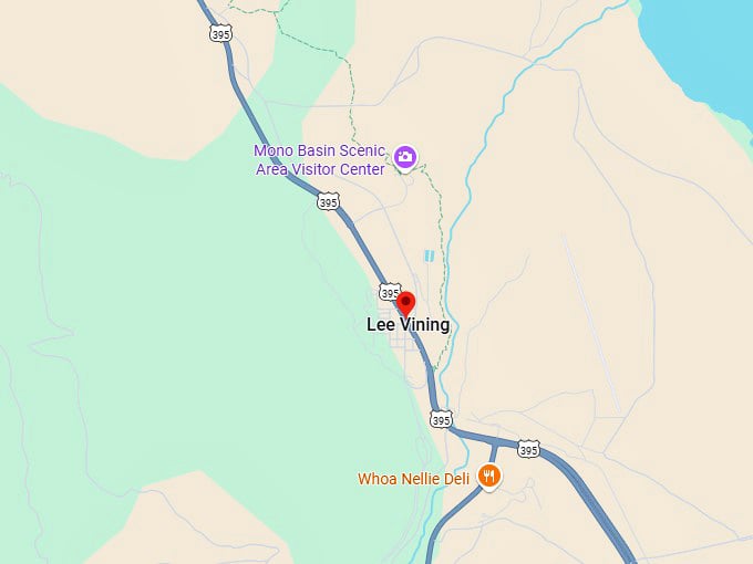 16. lee vining map