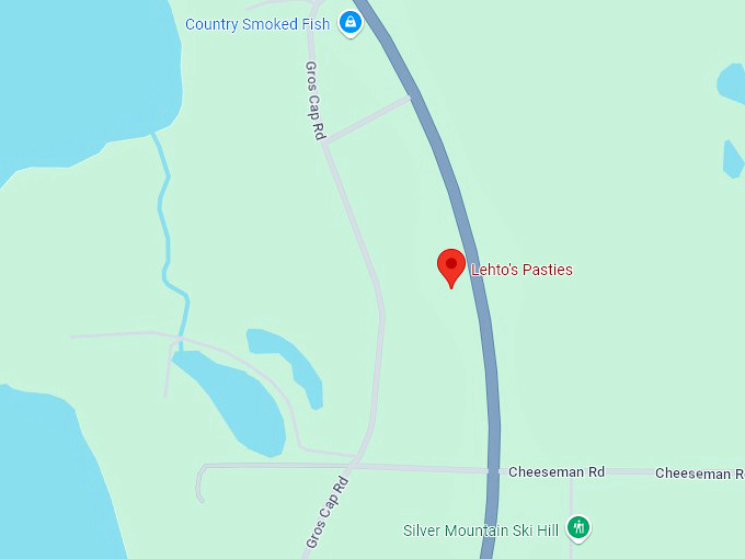 16. lehto's pasties (1983 us 2) map