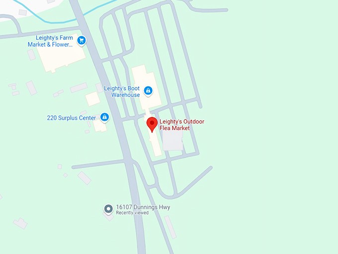 16. leighty's outdoor flea market map