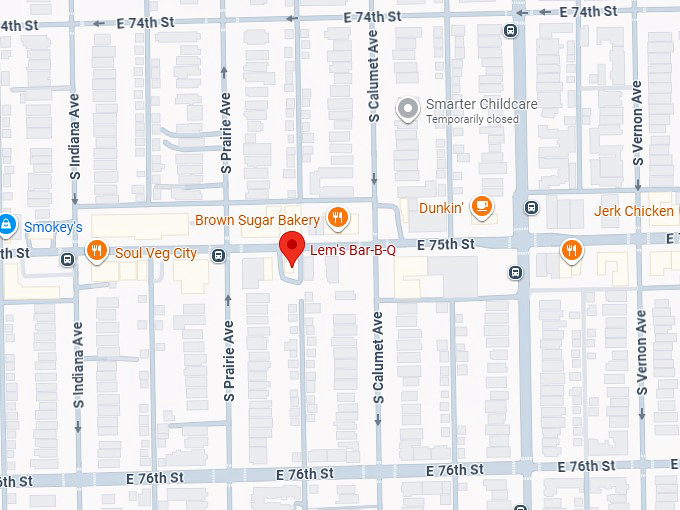 16. lem's bar b q map