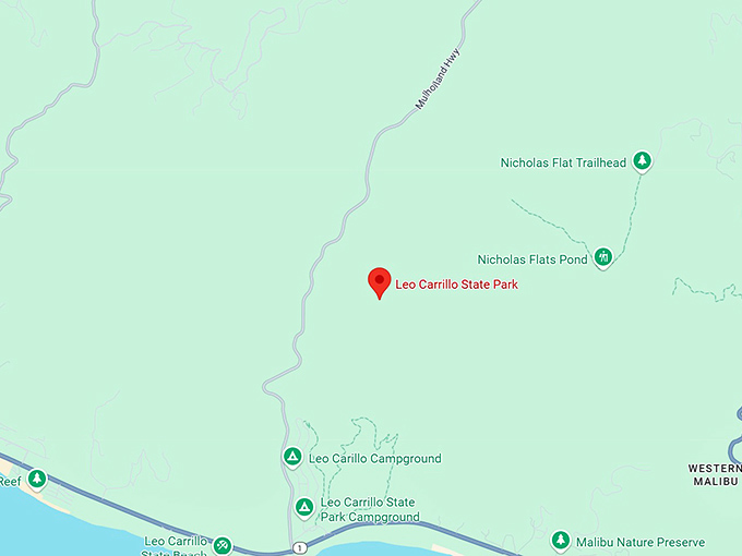 16. leo carrillo state park map