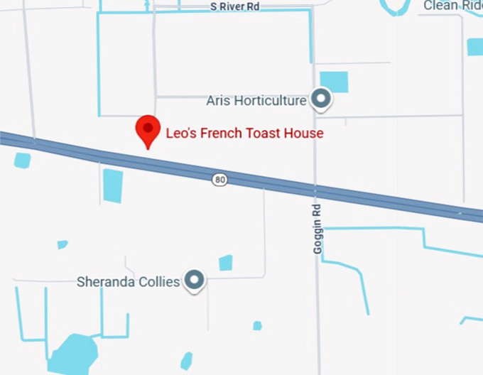 16. leo's french toast house map