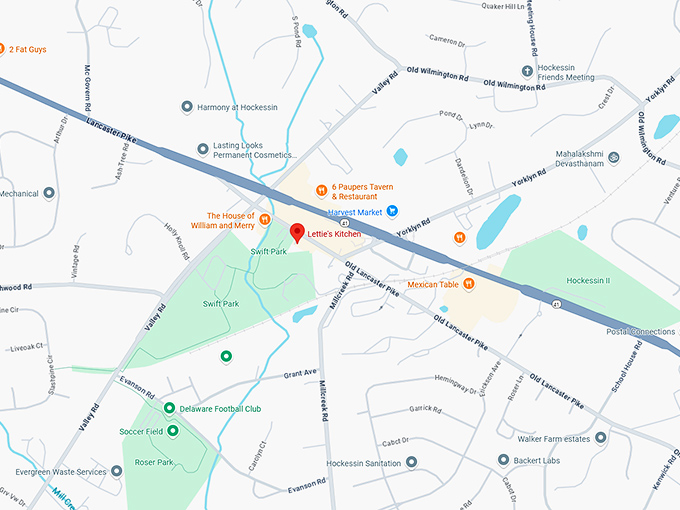 16. lettie's kitchen map