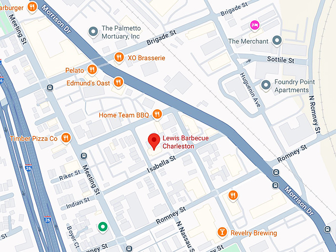 16. lewis barbecue charleston map