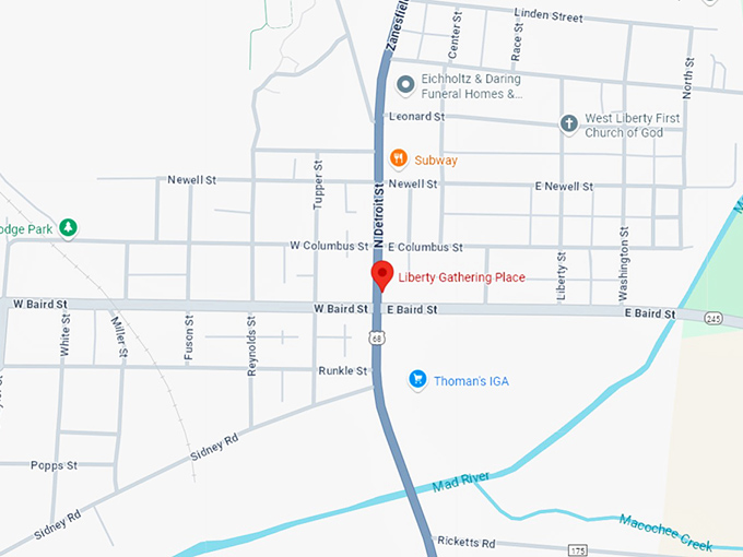 16. liberty gathering place map