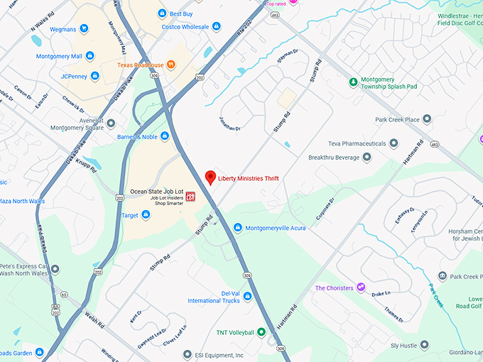 16. liberty ministries thrift map