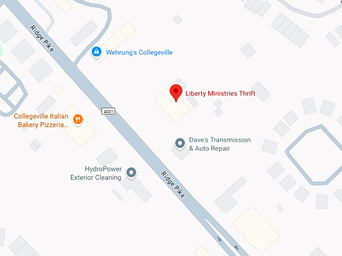 16. liberty ministries thrift map