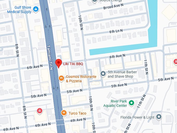 16. liki tiki bbq map