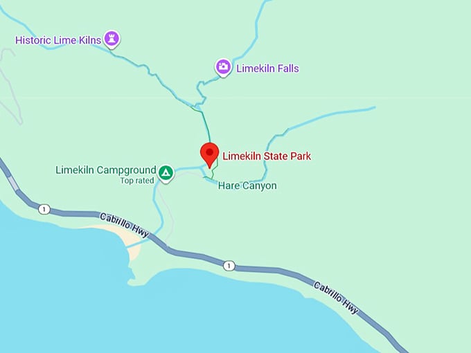 16. limekiln state park map