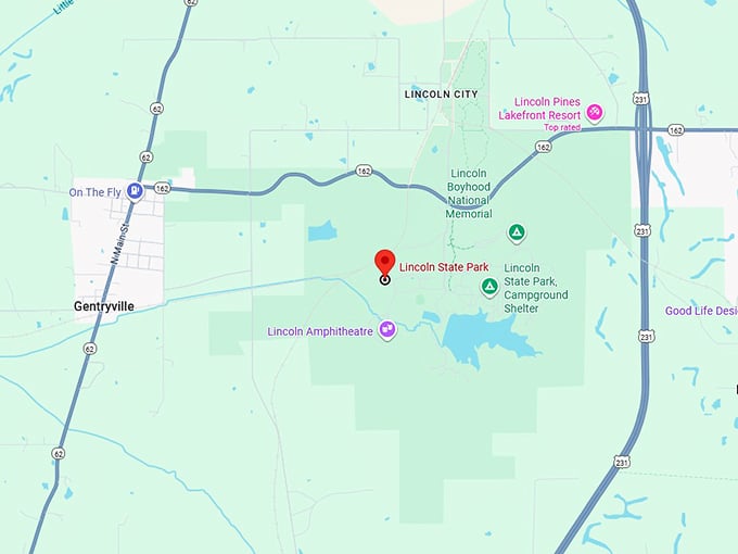 16. lincoln state park map