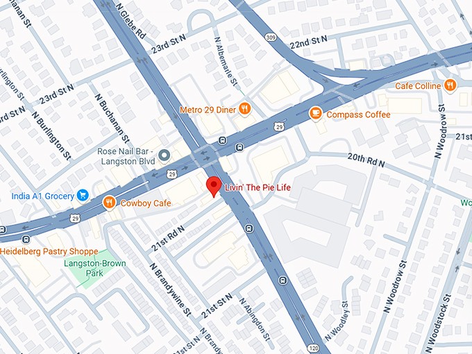 16. livin' the pie life map