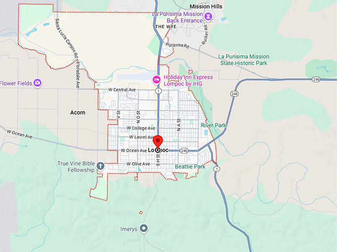 lompoc, ca map