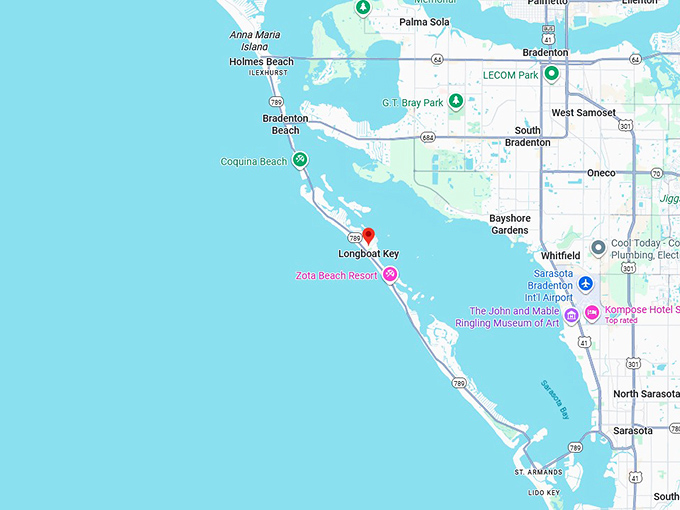 16. longboat key map