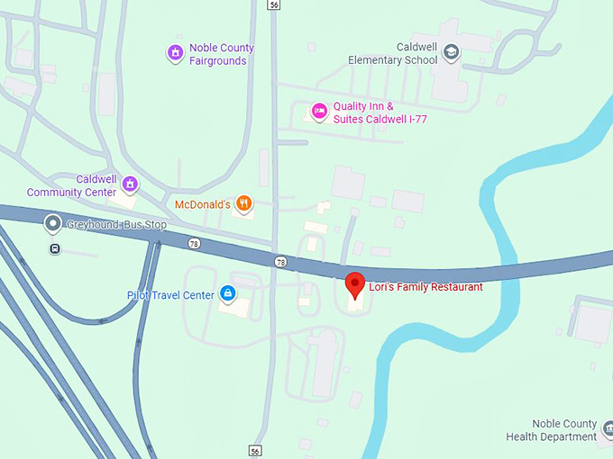 16. lori's family restaurant llc map