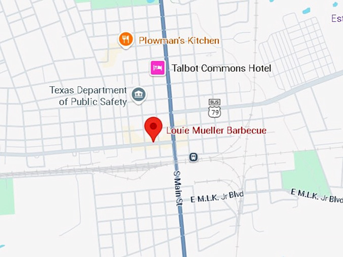 16. louie mueller barbecue map