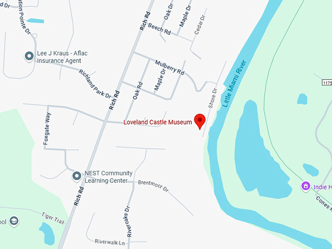 16. loveland castle map