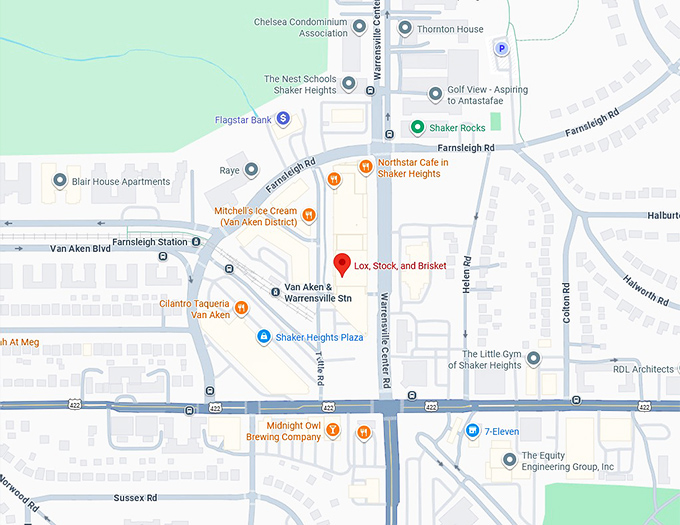 16. lox, stock, and brisket map