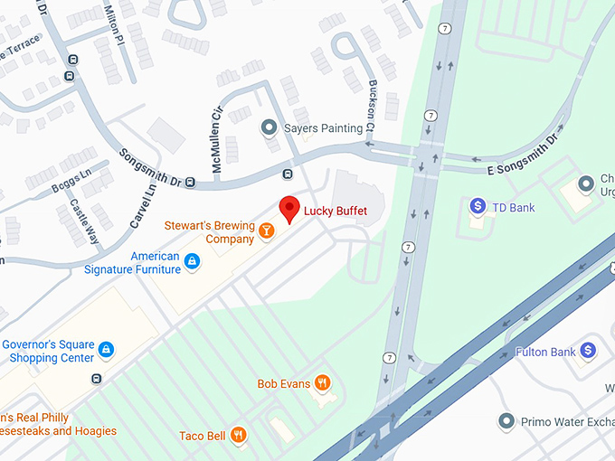 16. lucky buffet map