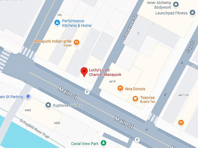 16. lucky's last chance manayunk map