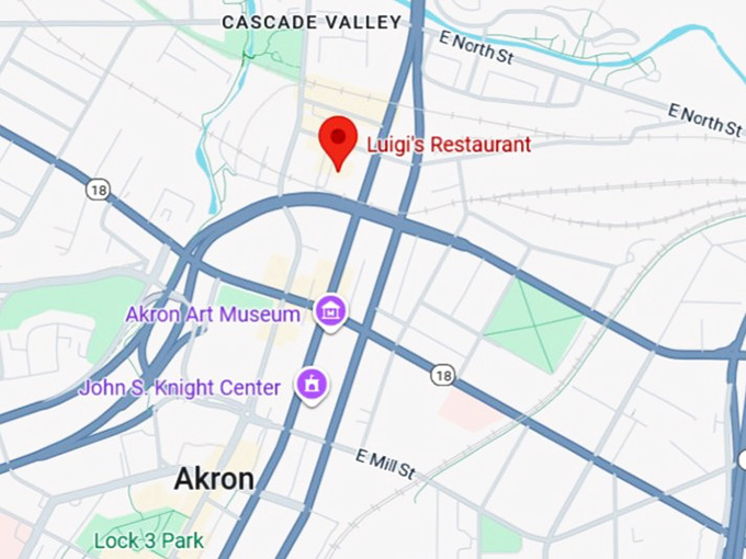 16. luigi's restaurant map