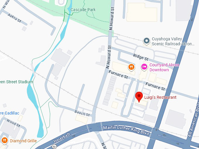 16. luigi's restaurant map