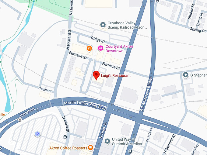 luigi's restaurant map