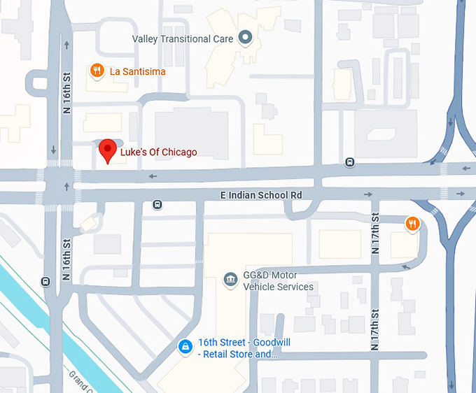 16. luke's of chicago map