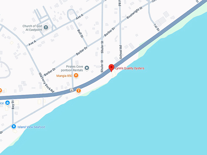 16. lynn's quality oysters map