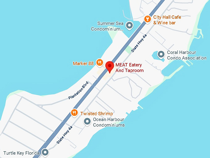 16. meat eatery and taproom map