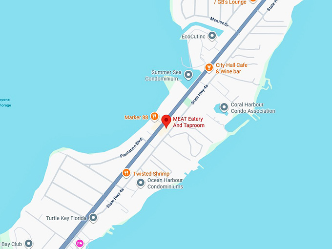 16. meat eatery and taproom map