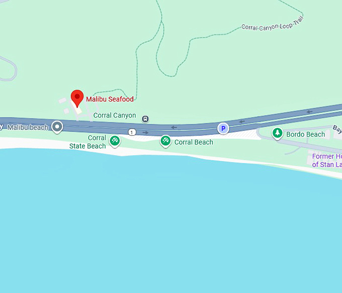 16. malibu seafood map