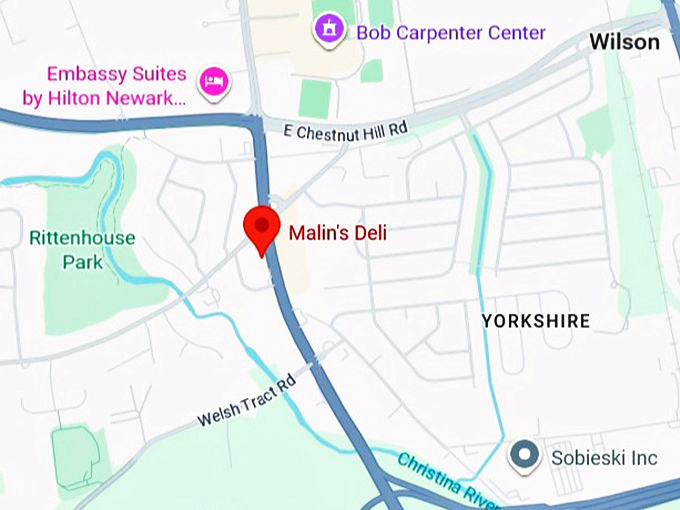 16. malin's deli map