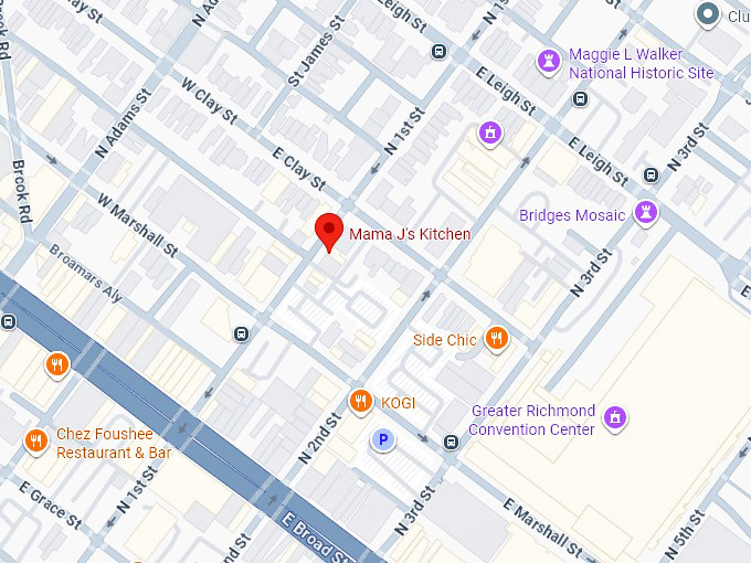 16. mama j's kitchen map