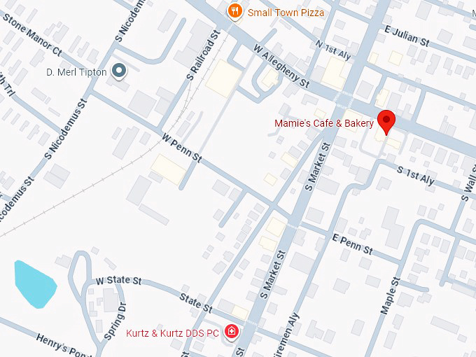 16. mamie's cafe & bakery map