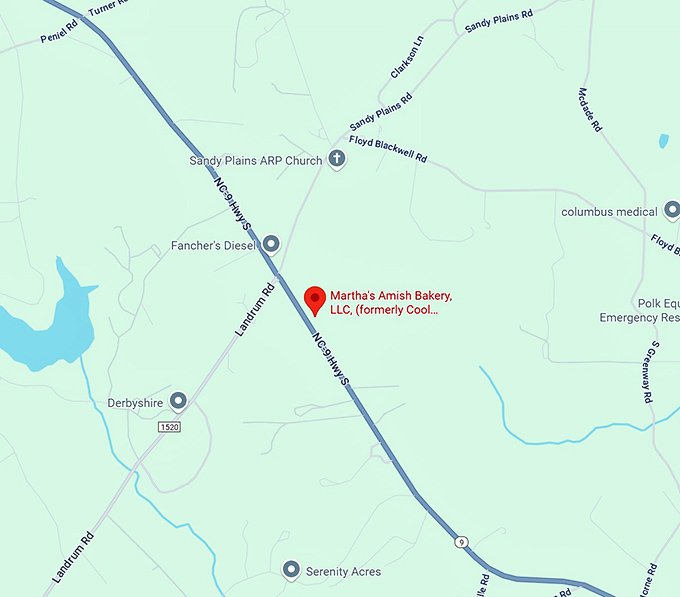 16. martha's amish bakery, llc, (formerly cool mama's bakery) map