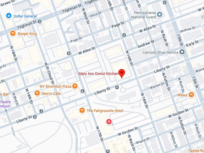 16. mary ann donut kitchen map