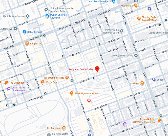 16. mary ann donut kitchen map